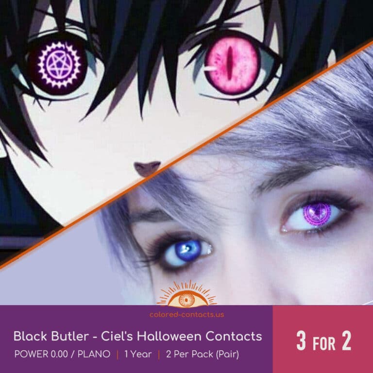 Demon Slayer Tanjiro Kamado Halloween Contacts - Best Colored Contacts ...