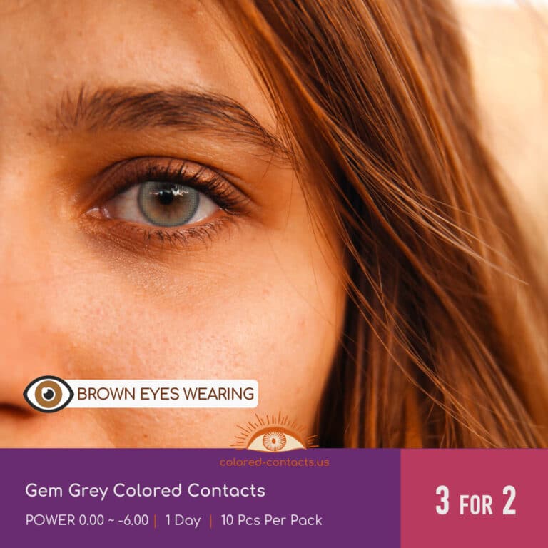 Gem Grey Colored Contacts - Colored Contacts
