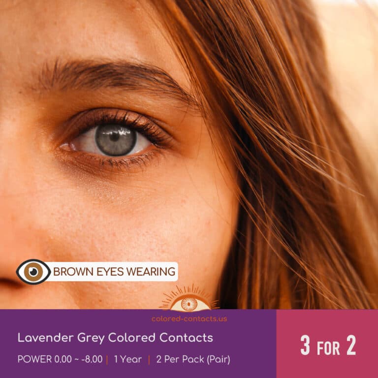 Lavender Grey Colored Contacts - Colored Contact Lenses | Colored ...