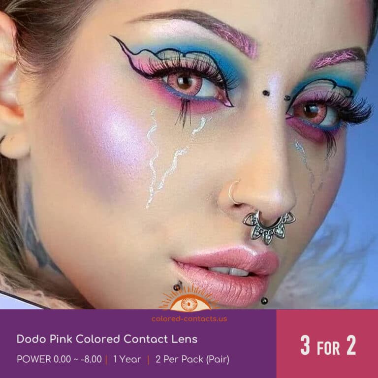 Dodo Pink Colored Contact Lens - Colored Contact Lenses | Colored ...