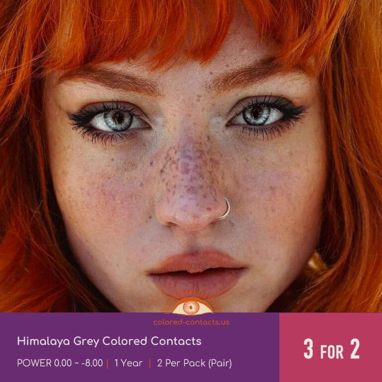 Himalaya Grey Colored Contacts - Colored Contacts