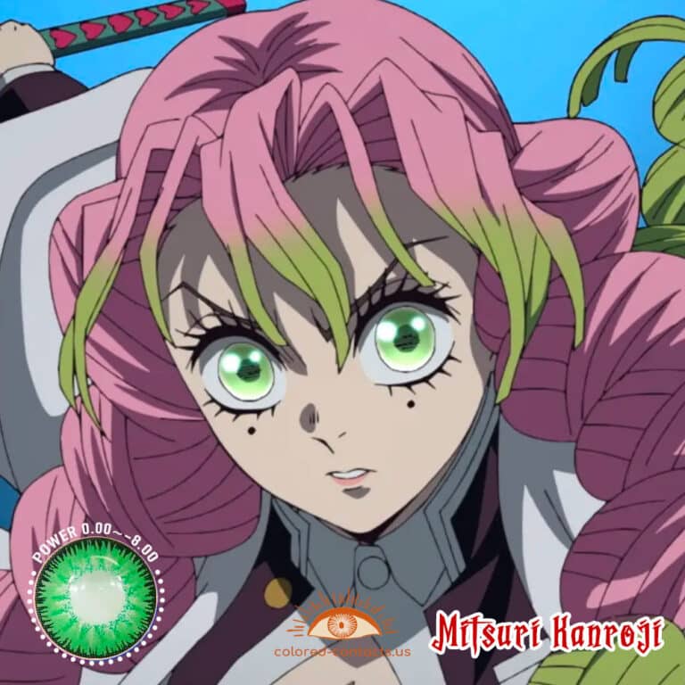 Demon Slayer Muichiro Tokito Cosplay Contact Lenses - Colored Contacts