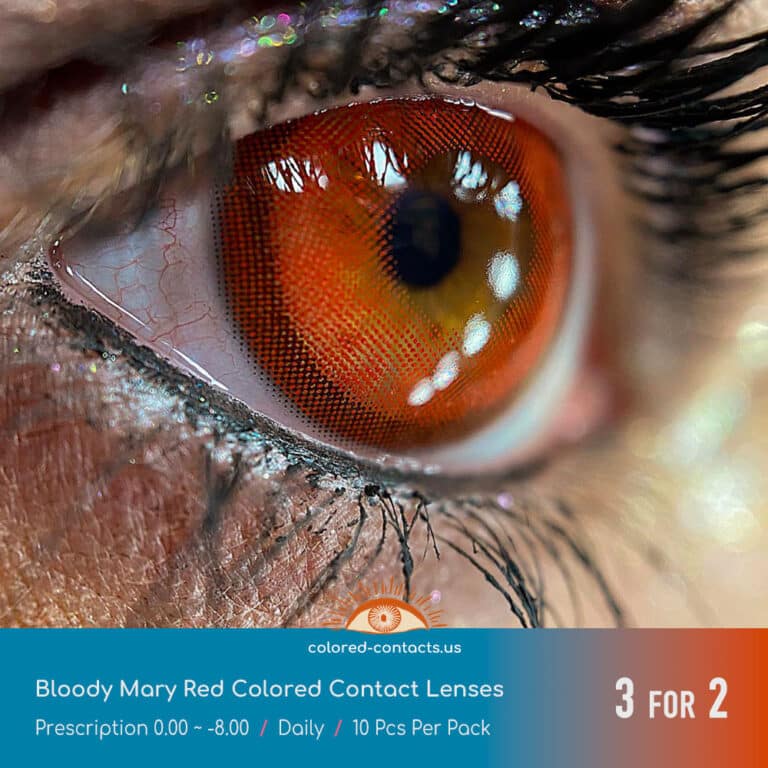 Bloody Mary Red Colored Contact Lenses - Colored Contact Lenses ...