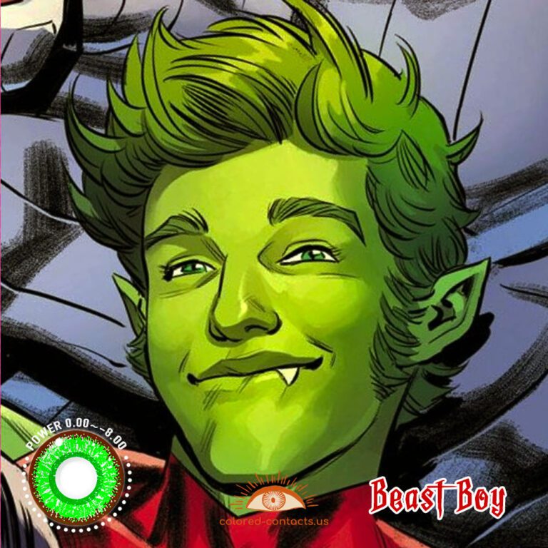 Beast Boy Cosplay Contact Lenses - Colored Contact Lenses | Colored ...