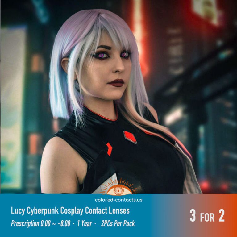 Lucy Cyberpunk Cosplay Contact Lenses - Colored Contact Lenses ...