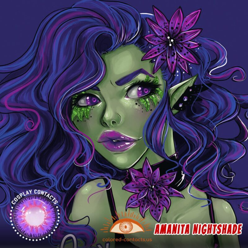 Monster High : Amanita Nightshade Cosplay Contact Lenses - Colored ...
