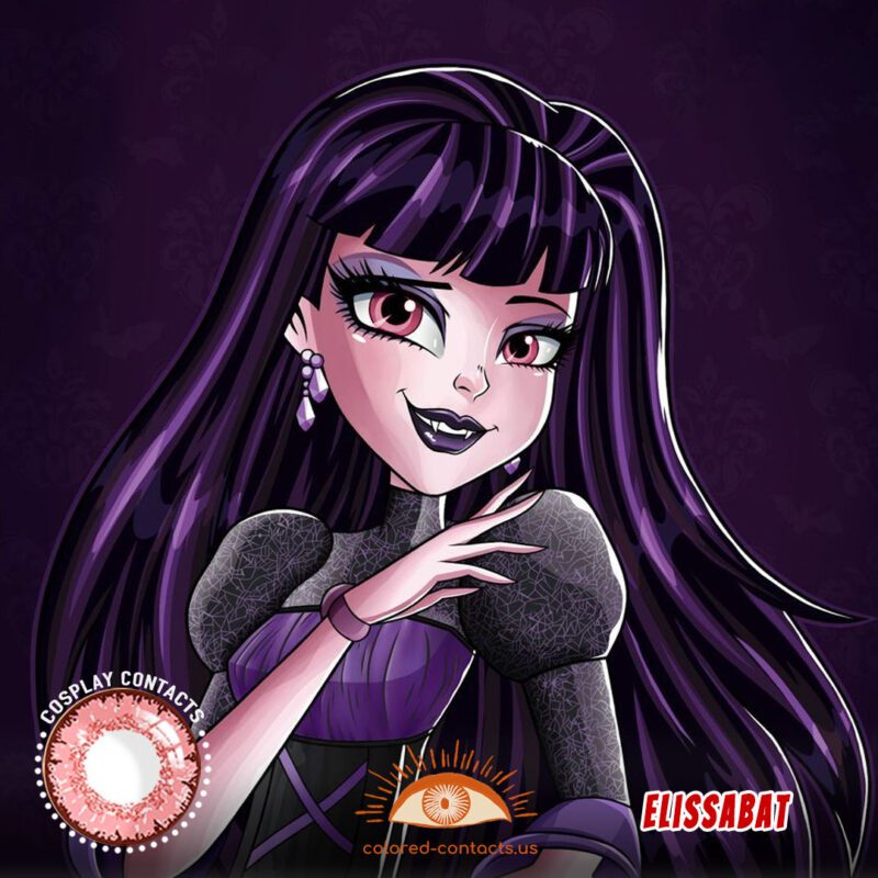 Monster High : Clawdia Wolf Cosplay Contact Lenses - Colored Contacts