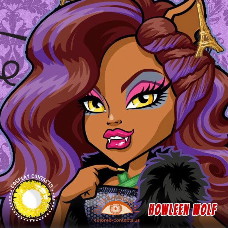 Monster High : Howleen Wolf Cosplay Contact Lenses - Colored Contacts