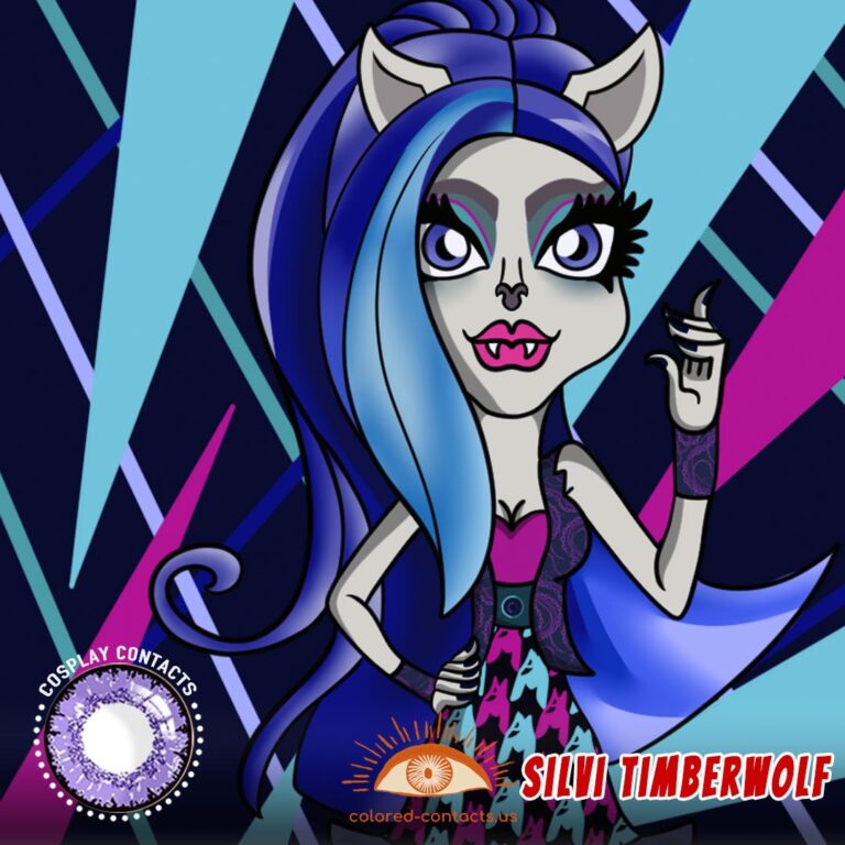 Monster High : Silvi Timberwolf Cosplay Contact Lenses - Colored ...