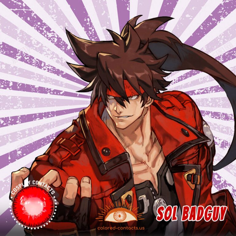 Guilty Gear : Sol Badguy Cosplay Contact Lenses - Colored Contacts