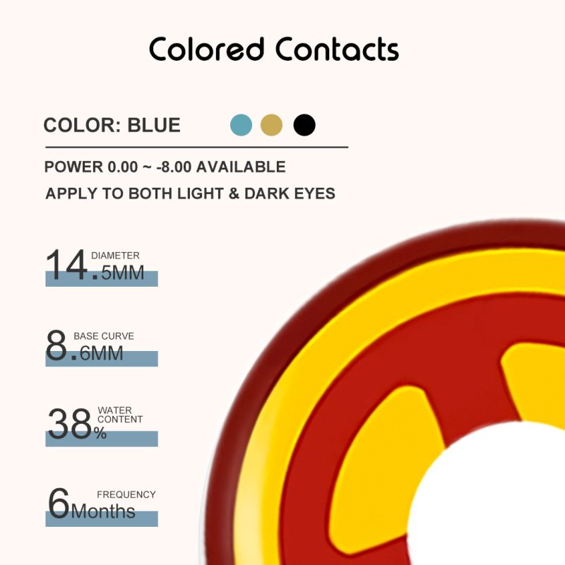 Chainsaw Man - Power Cosplay Contact Lenses - Colored Contacts