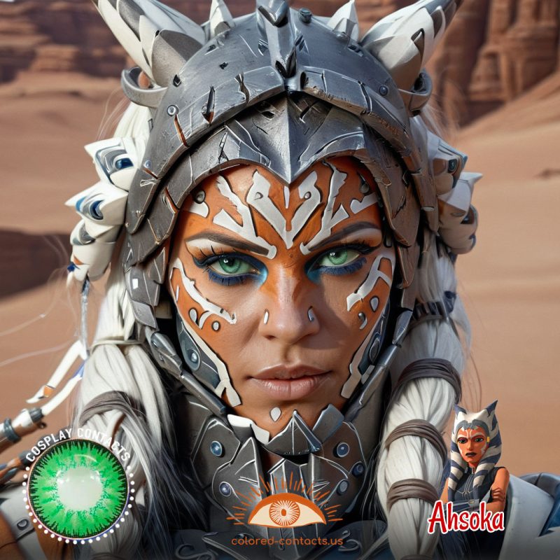 Star Wars: Ahsoka Cosplay Contact Lenses - Colored Contacts