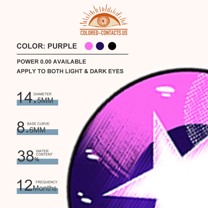 Ai Hoshino Cosplay Contact Lenses - SSR V2 - Colored Contacts