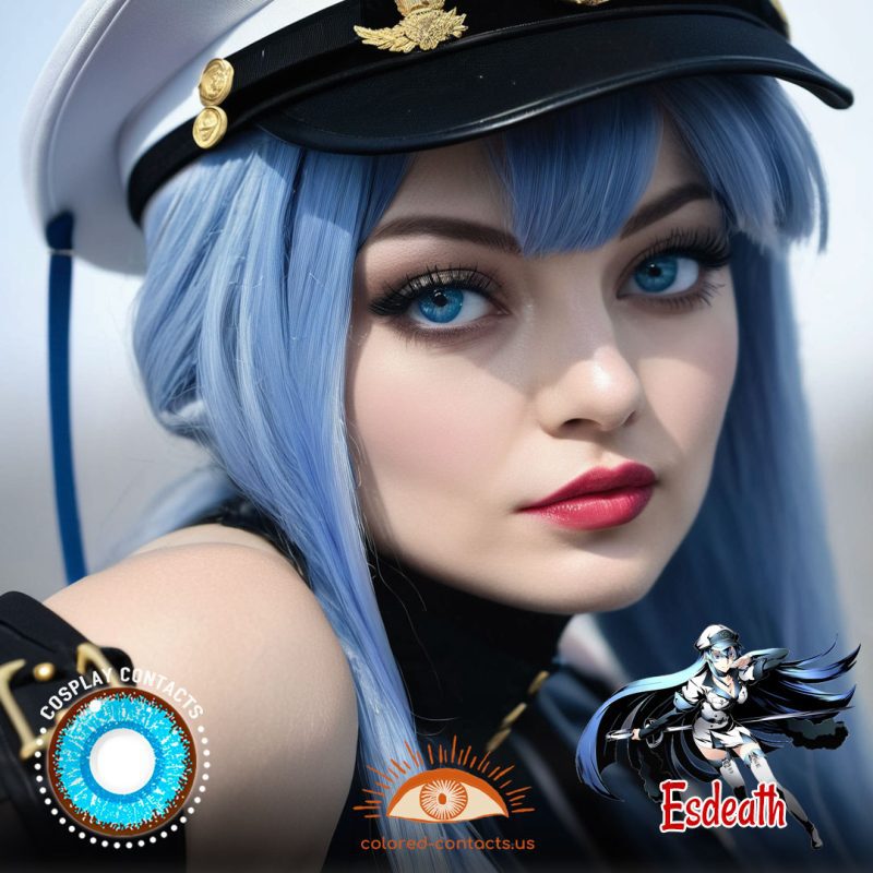 Akame Ga Kill!: Esdeath Cosplay Contact Lenses - Colored Contacts