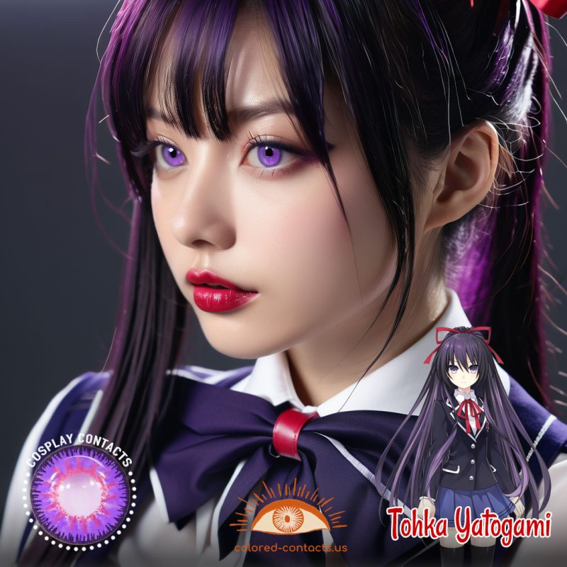 Date A Live: Tohka Yatogami Cosplay Contact Lenses - Colored Contact ...