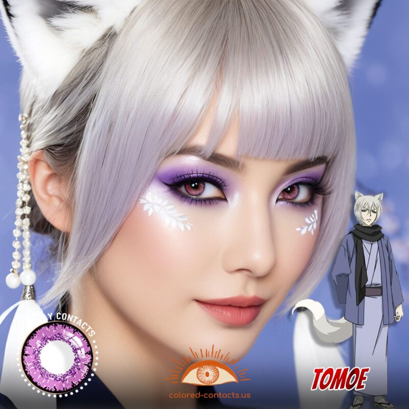 Kamisama Kiss: Tomoe Cosplay Violet Contact Lenses - Colored Contact ...