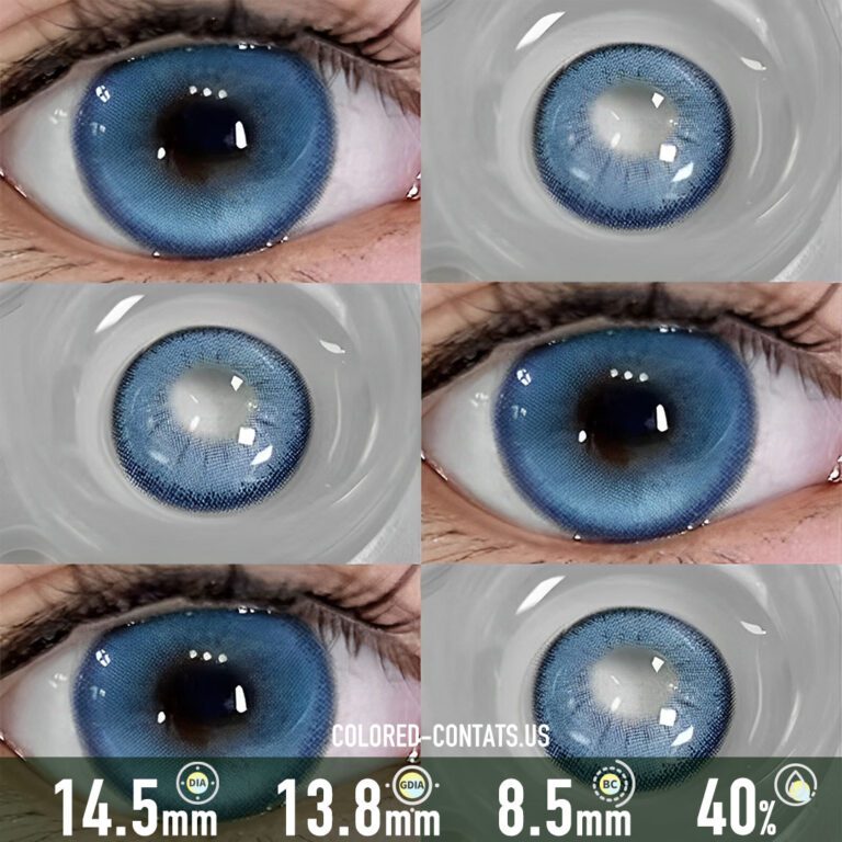 Azure Dream Blue Contact Lenses - Colored Contacts