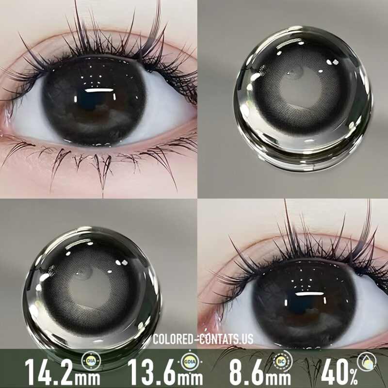 Smoky Black Contact Lenses - Colored Contacts