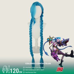 Jinx Cosplay Contact Lenses - Colored Contacts