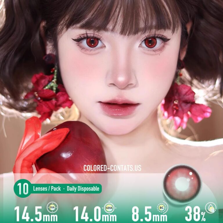 Scarlet Soul Red Contact Lenses - 10PCs - Colored Contacts